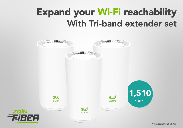 Zain Fiber Wi-Fi Solutions | Zain KSA